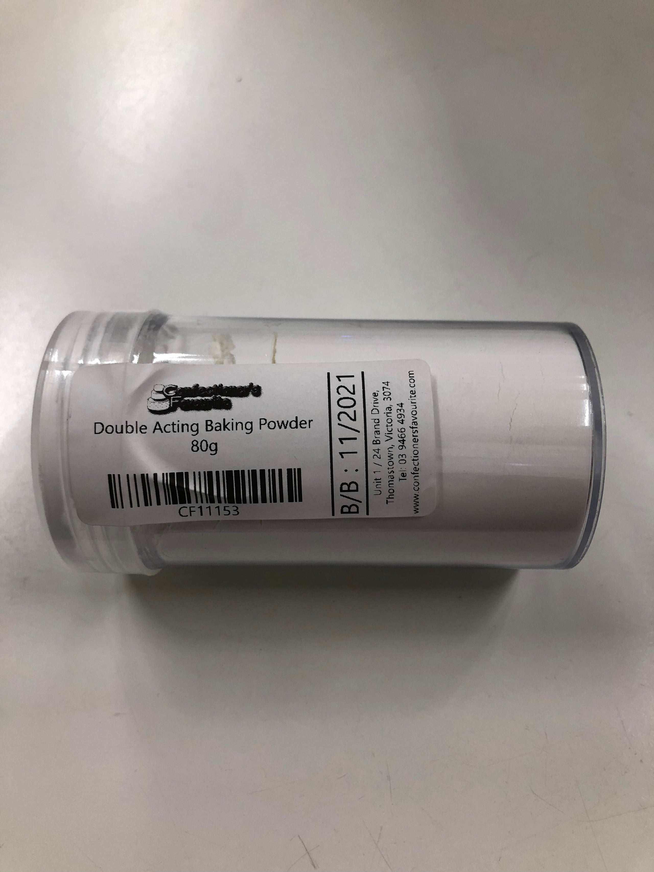 Double Acting Baking Powder 80g | Confectioner's Favourite Pty Ltd