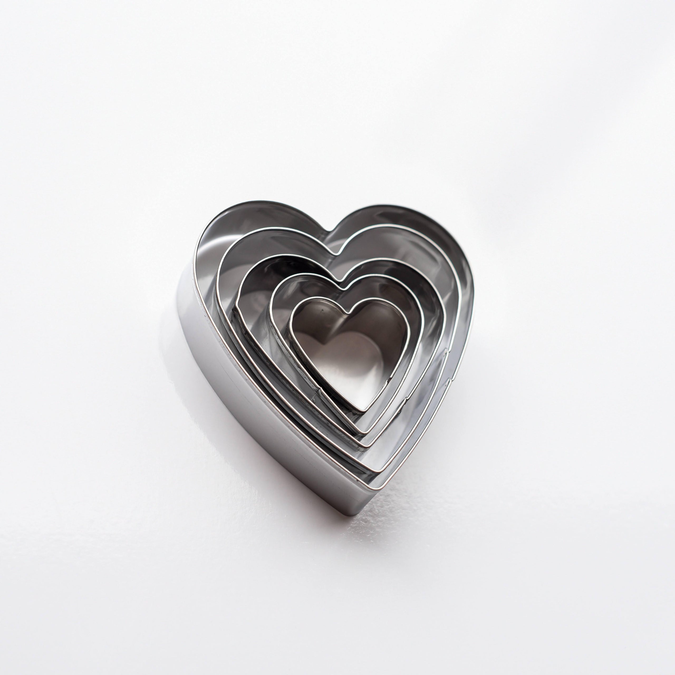 Hearts Cookie Cutter Set of 5 | Confectioner's Favourite Pty Ltd