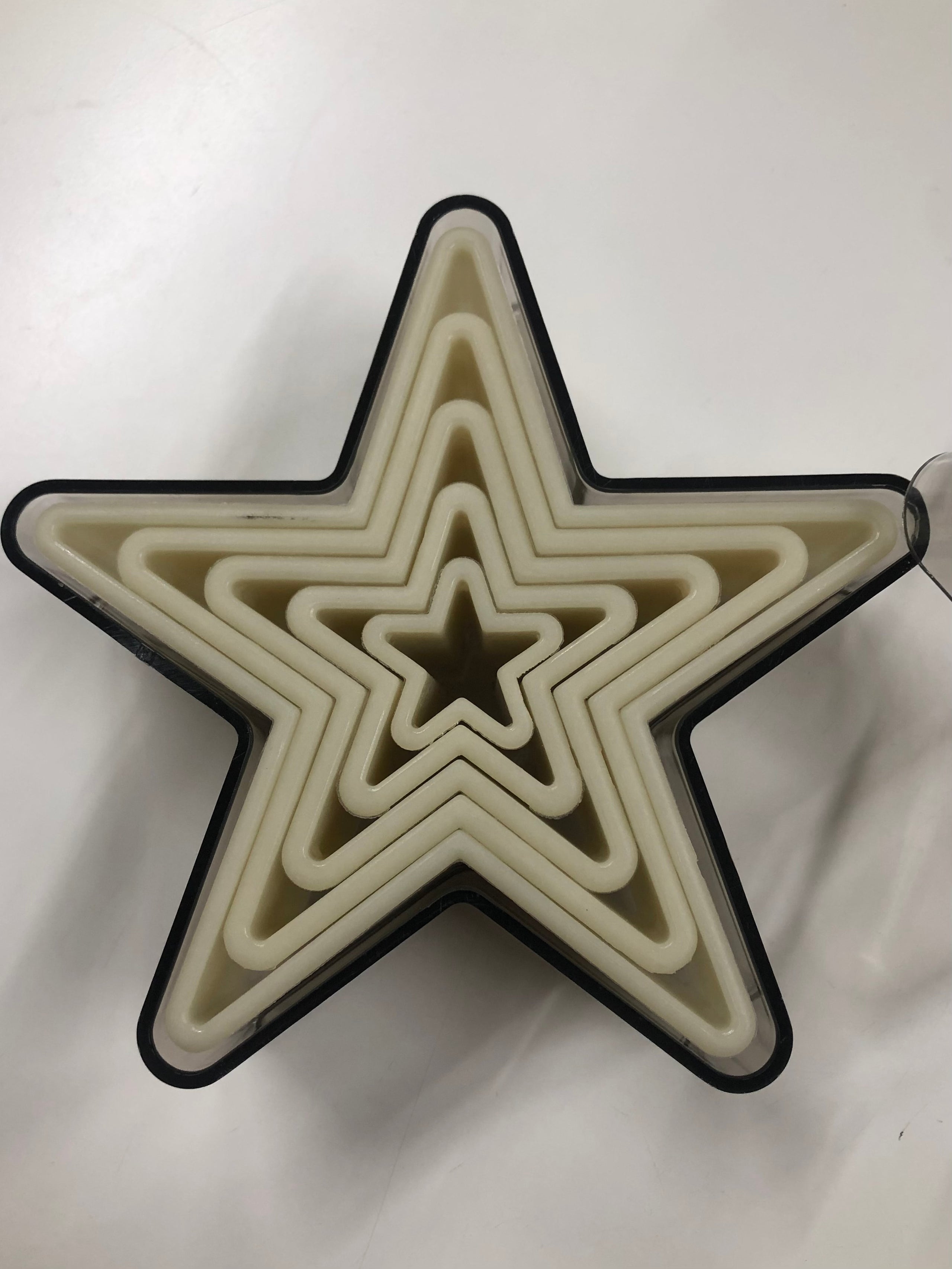 PVC Star Cutter Set of 5 | Confectioner's Favourite Pty Ltd